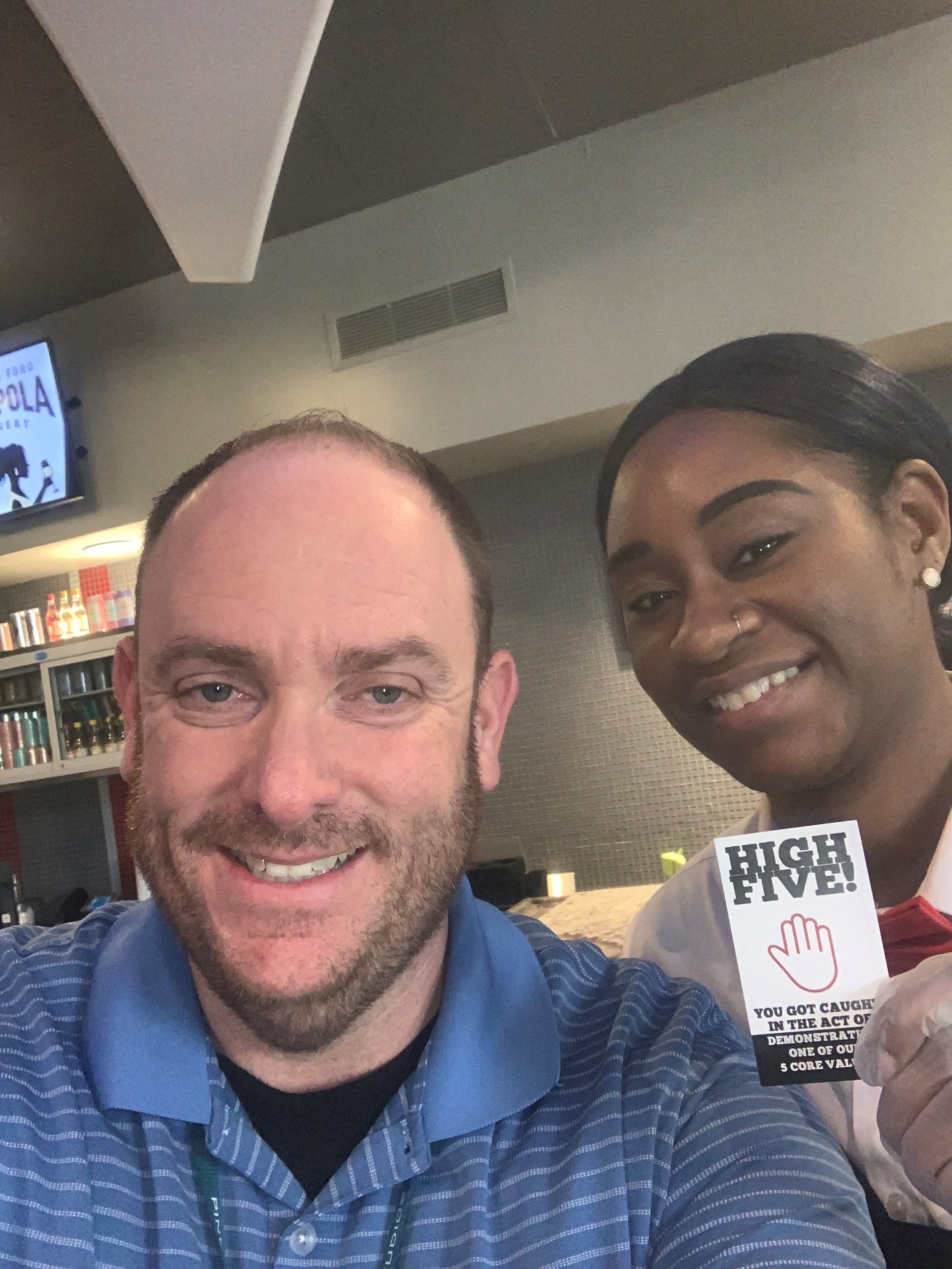 High Five – Pic – Working at Hanna Brothers
